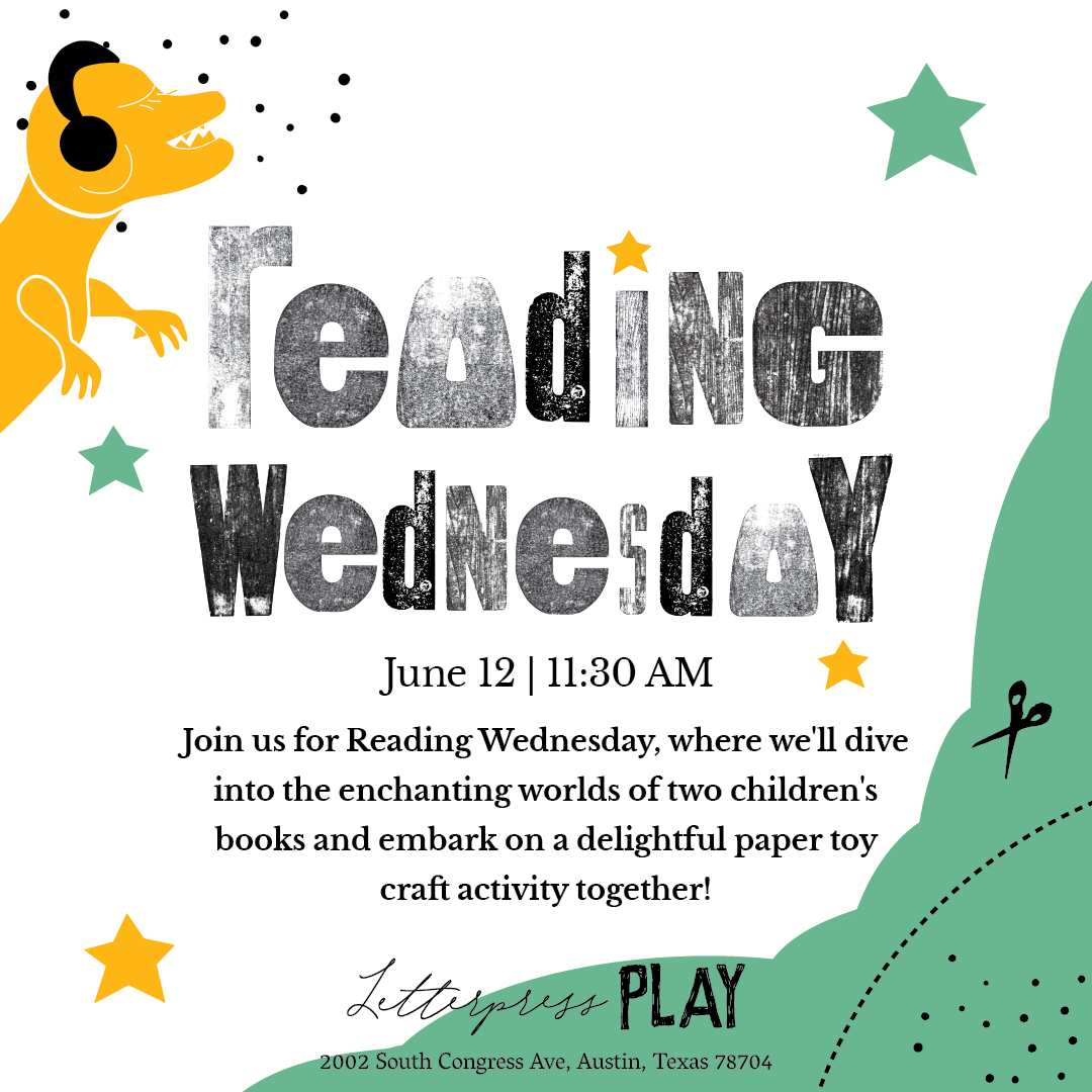 June Reading Wednesday – Letterpress PLAY