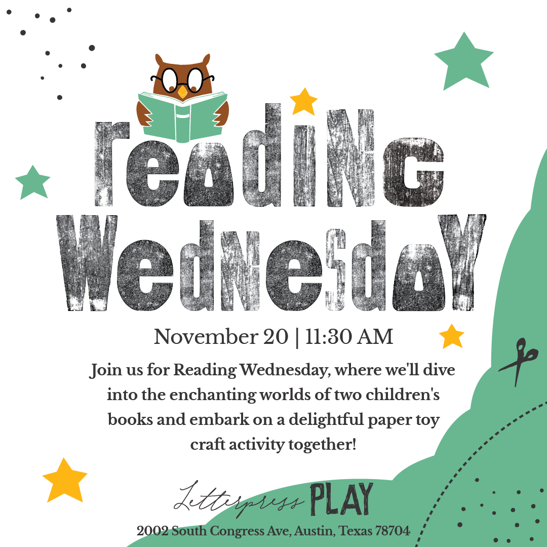 November Reading Wednesday – Letterpress PLAY