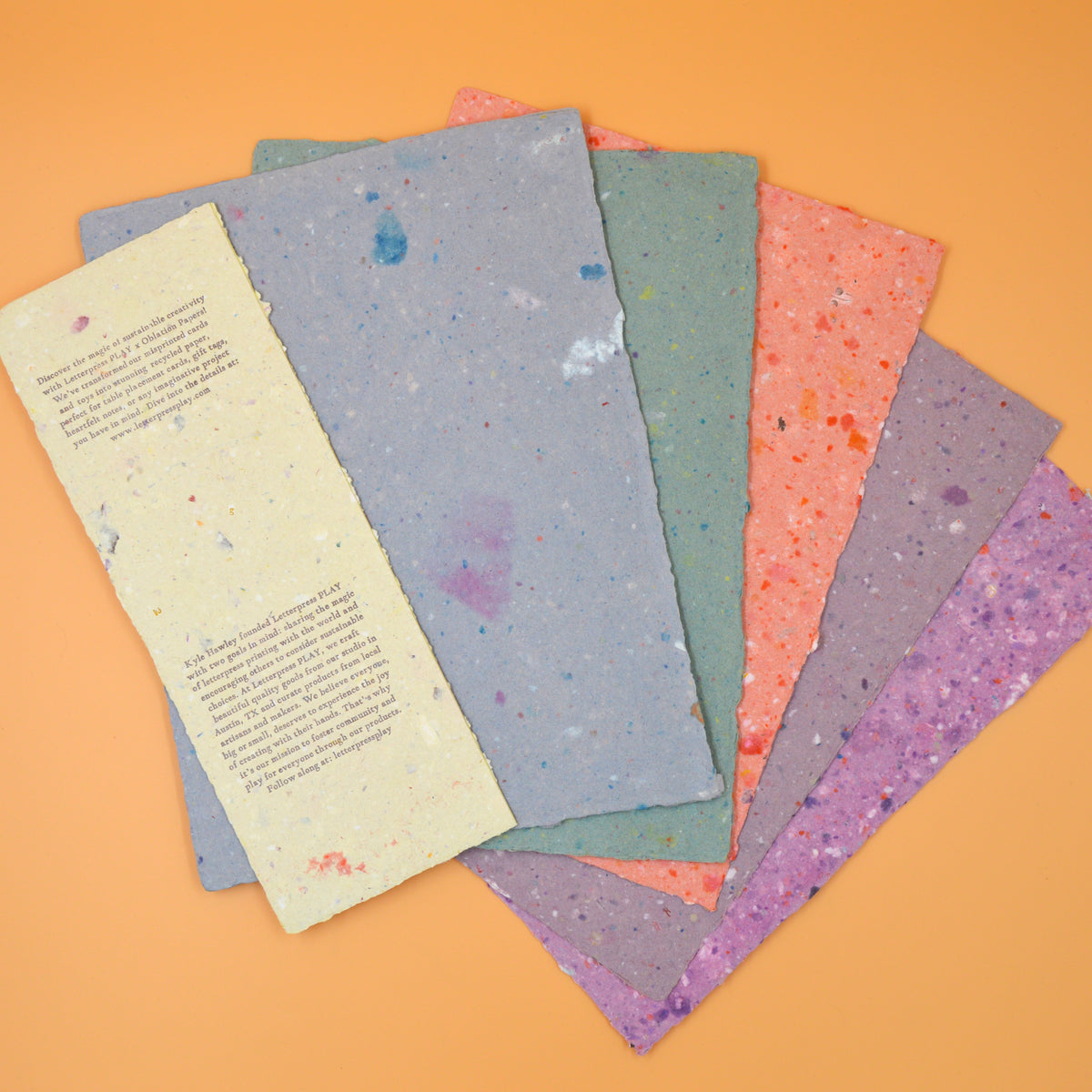 Letterpress PLAY x Oblation Papers Upcycled Variety Paper Packs