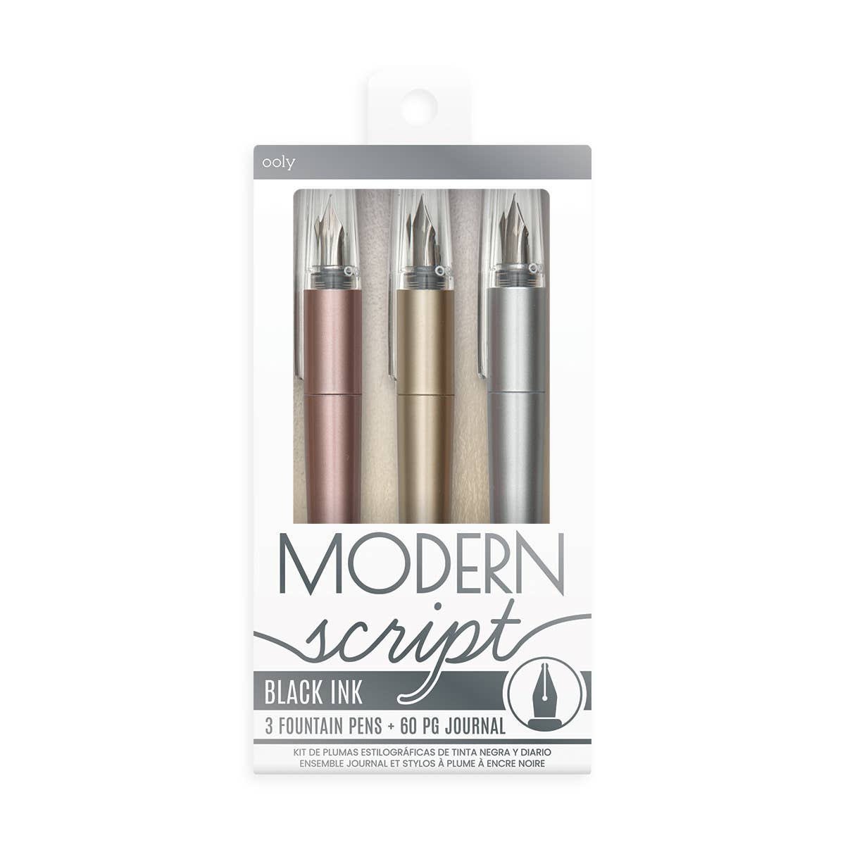 Modern Script Fountain Pen & Journal – Letterpress PLAY